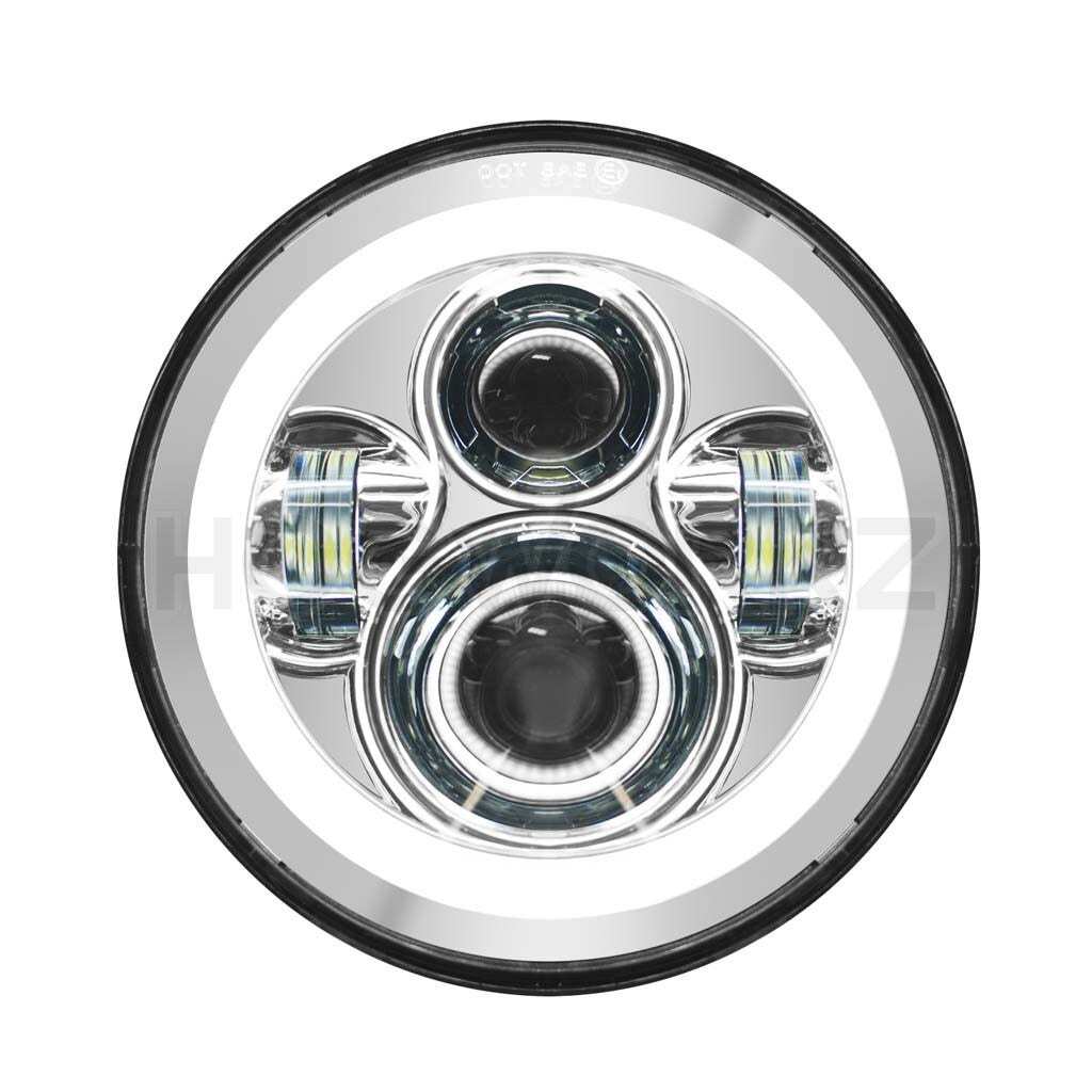 1994-2019 Harley Daymaker Replacement Hogworkz 7" LED Chrome HaloMaker ...