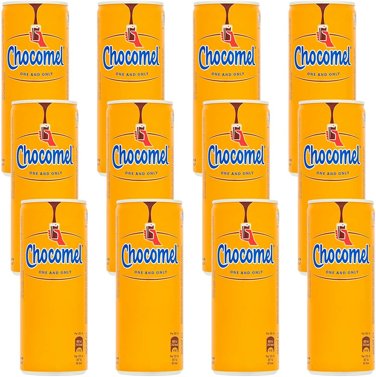 Chocomel Dutch Chocolate Milk Drink Can 12x250ml, 24x250ml Bulk Pack ...