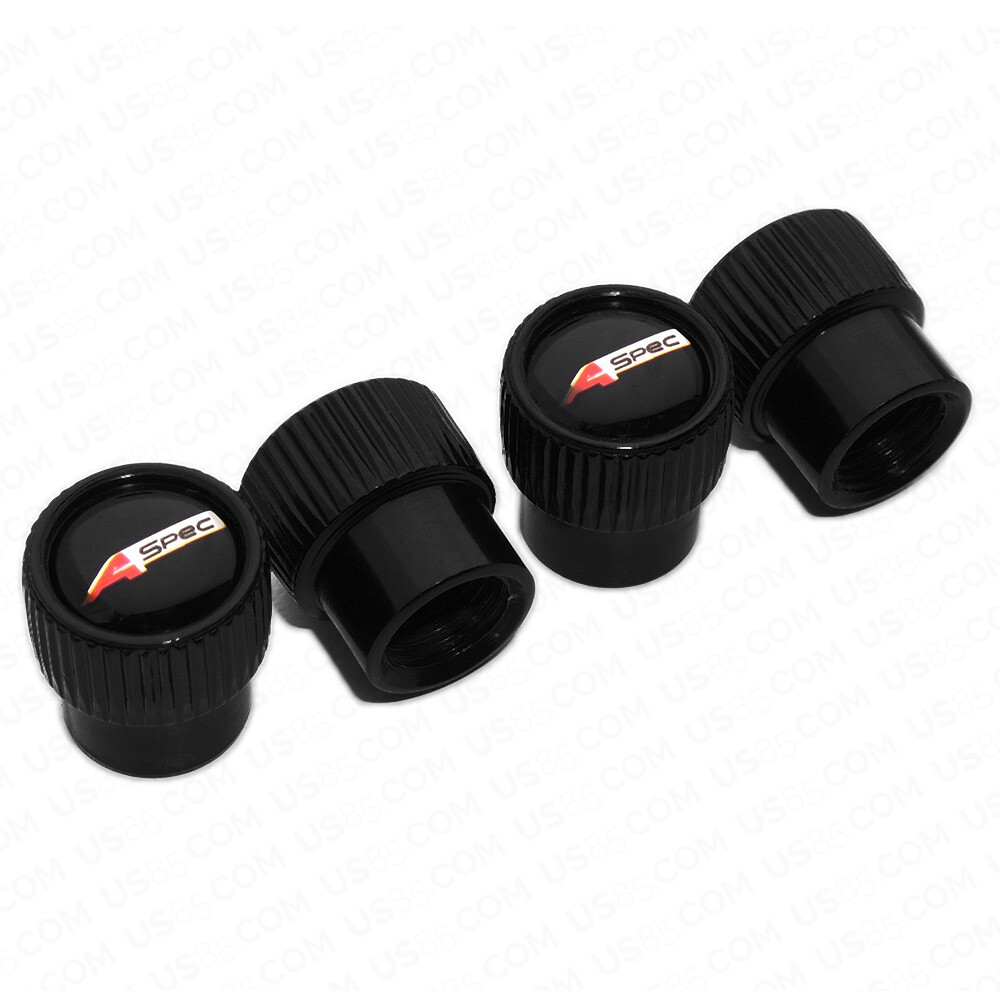 For Aspec Roundel Style Car Wheels Tire Air Valve Caps Stem Dust Cover ...