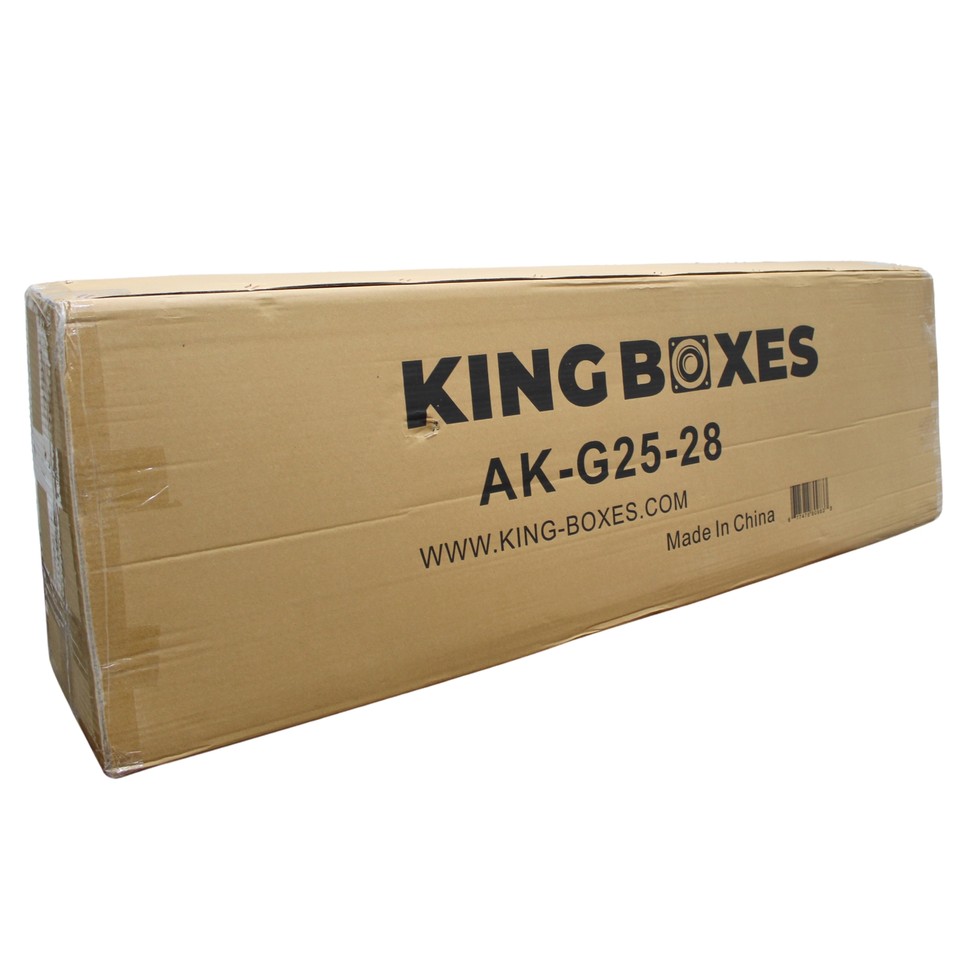 King Boxes 8" Dual Sprayed Ported Box 07-18 Silverado/Sierra Crew Cab ...