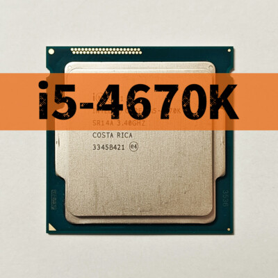 Intel Core i5-4670K SR14A 3.4GHz 4 Cores 84W LGA1150 CPU Processor | eBay