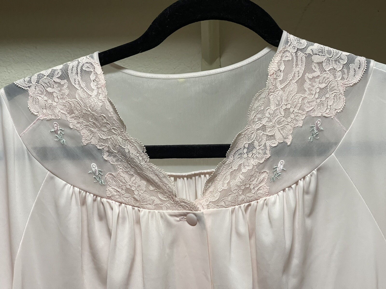 Shadowline Vtg Nightgown Peignoir robe LONG set Soft … - Gem