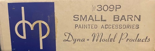 Dyna-Model Products Ho - Small Barn - 309P - SWB2 | eBay