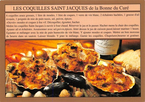 CPM - Recipe All Shells Saint Jacques Of La Bonne of / The Cure | eBay ...