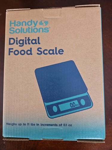 Handy Solutions Digital Food Scale NEW, W/ 2 AAA Batteries | eBay