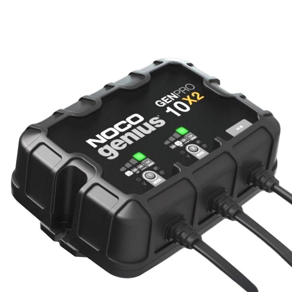 NOCO genius GENPRO 10X2 12V 2-Bank 20-Amp On-Board Battery Charger + maintainer | eBay