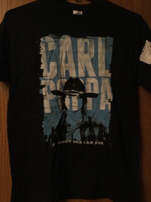 Carl Poppa - “La Jiggy Jar Jar Do!”. - Black Shirt - NWT - M | eBay