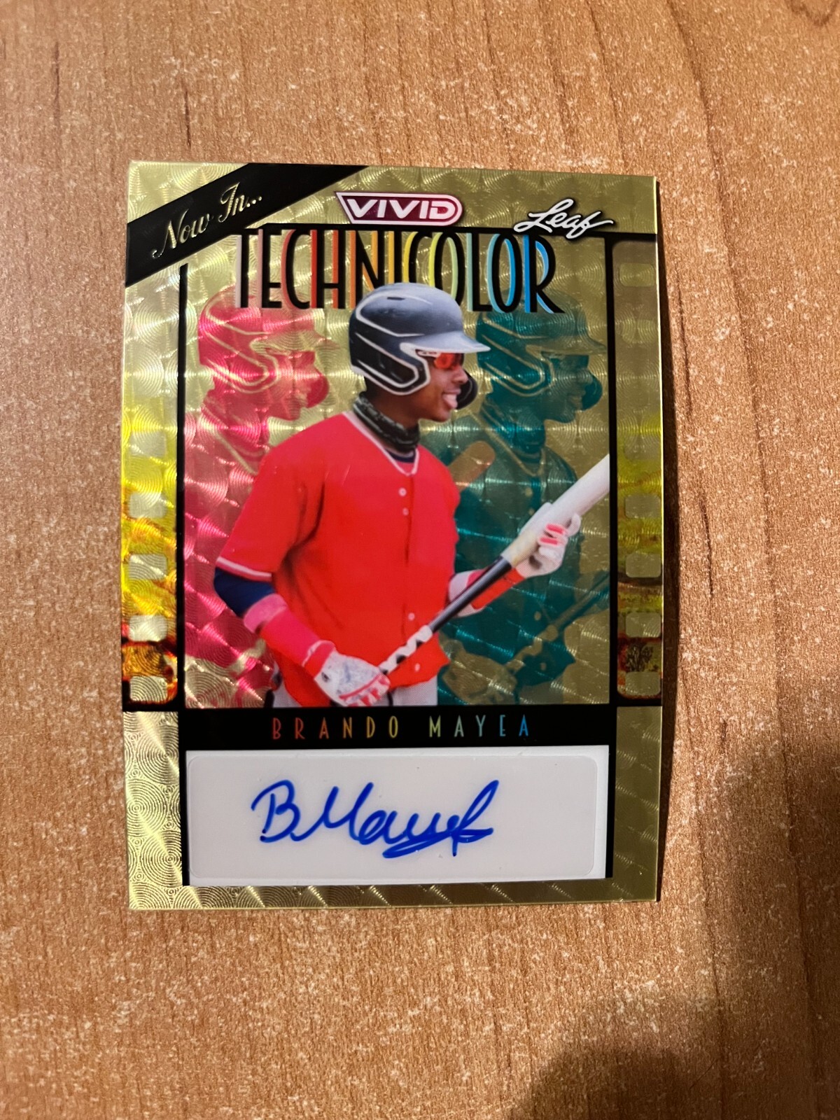2023 Leaf Vivid - Brando Mayea - Technicolor Superfractor Auto #d 1/1 ...