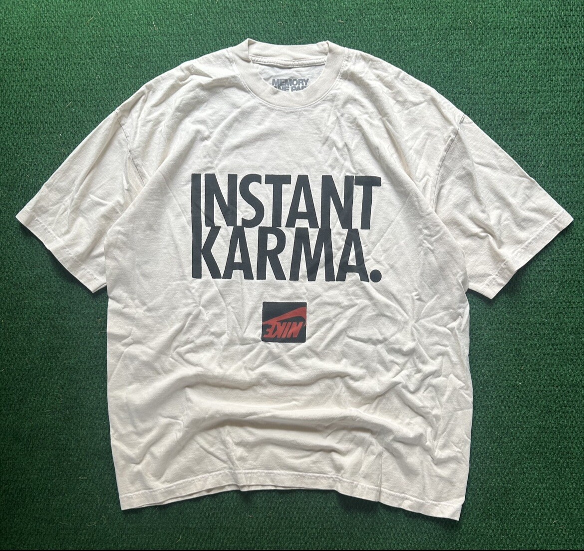 Memory Lane Park Nike Instant Karma Cream Tee XL Fran… - Gem
