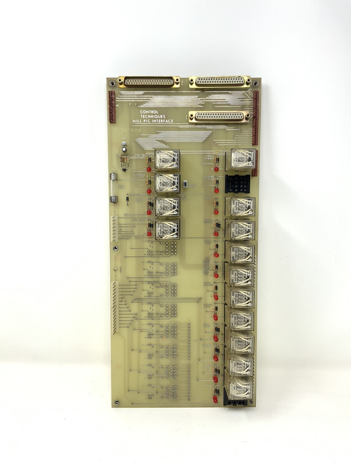 Control Techniques Mill Pic Interface Board B7316-0015 With 14 Omron ...
