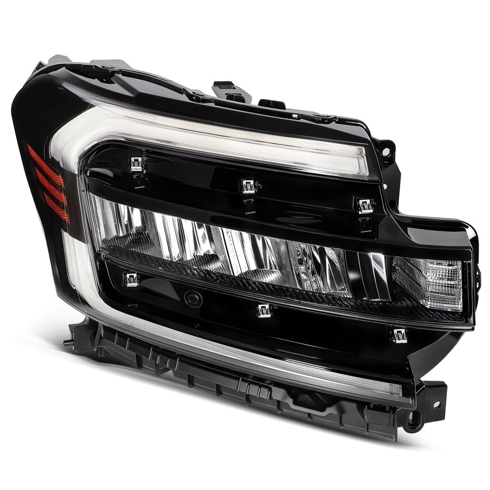 Right Side Full LED Black Headlight Assembly For 2022-2024 Ford ...