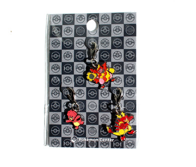 Pokemon Pokémon Center Original Tokyo 3Pc Metal Charms Magby Magmar ...