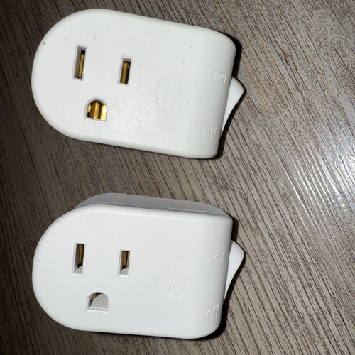 GE Grounded On/Off Power Switch Plug-In White UL Listed 15A 120VAC Lot ...