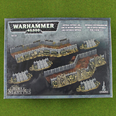 Warhammer 40K Defence Line NIB (Plastic Terrain) Games Workshop Scenery ...