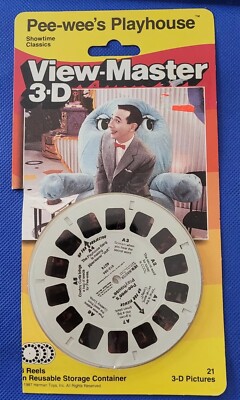 Pee-Wee's Playhouse TV Show Pee Wee Herman view-master 3 Reels Pack ...