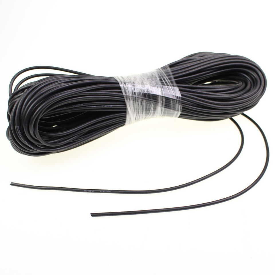 30m RG174 RF Coaxial Cable Wire Connector 50ohm M17/119-RG174 Coax ...