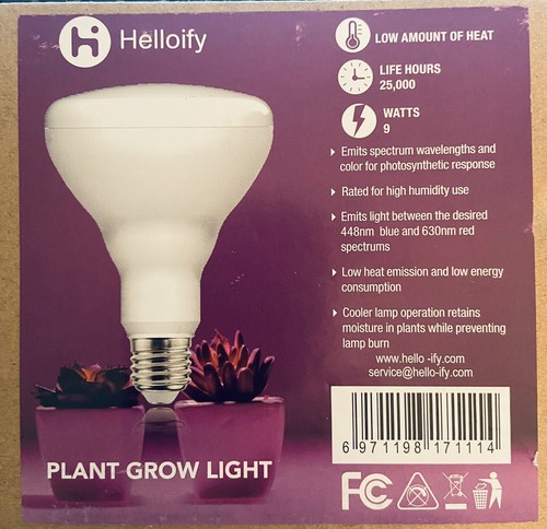 Helloify LED Plant Grow Light Bulbs Low Heat. 25,000 Life Hours. | eBay