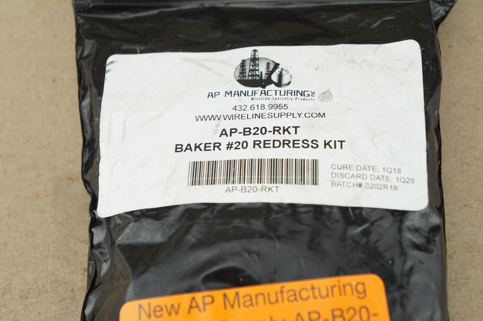 New AP Manufacturing Wireline Supply AP-B20-RKT Baker #20 Redress Kit ...