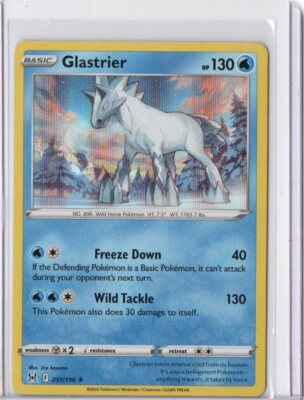 GLASTRIER (HOLO RARE) - 2022 POKEMON LOST ORIGINS SINGLES - 051/196 | eBay