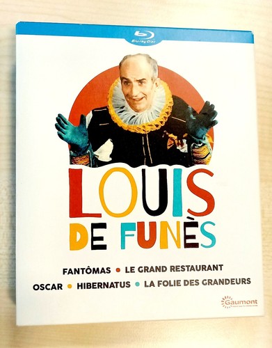 Blu ray Louis de Funès coffret 5 films Fantomas Oscar Folie des ...