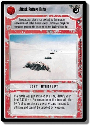 SWCCG: Attack Pattern Delta [Ungraded] Hoth Star Wars CCG Decipher | eBay