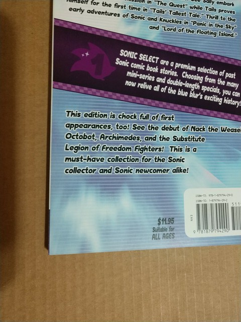 Sonic Select #1 (Archie Comic Publications, Inc., 2014) for sale online ...