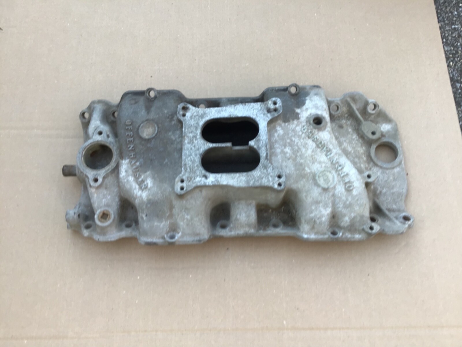 Vintage Offenhauser 360 Deg BBC Aluminum Intake Manifold Rect Port ...