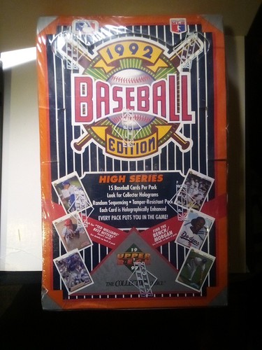 1992 Upper Deck Baseball High Series Edition Box-Factory Sealed | eBay