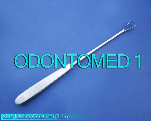 Sims Uterine Curettes # 6 Sharp Blade OB/GYN Surgical Instruments | eBay