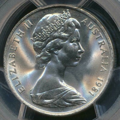 1981 AUSTRALIAN 20 CENT COIN -CHOICE/UNC BRILLIANT- ROYAL MINT ROLLS ...