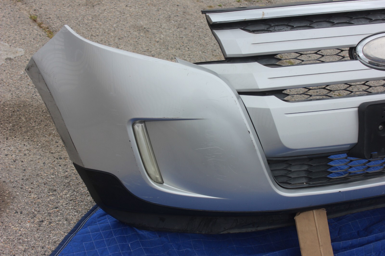 11-14 2013 FORD EDGE FRONT BUMPER COVER VALANCE LIP DRL GRILL GENUINE ...