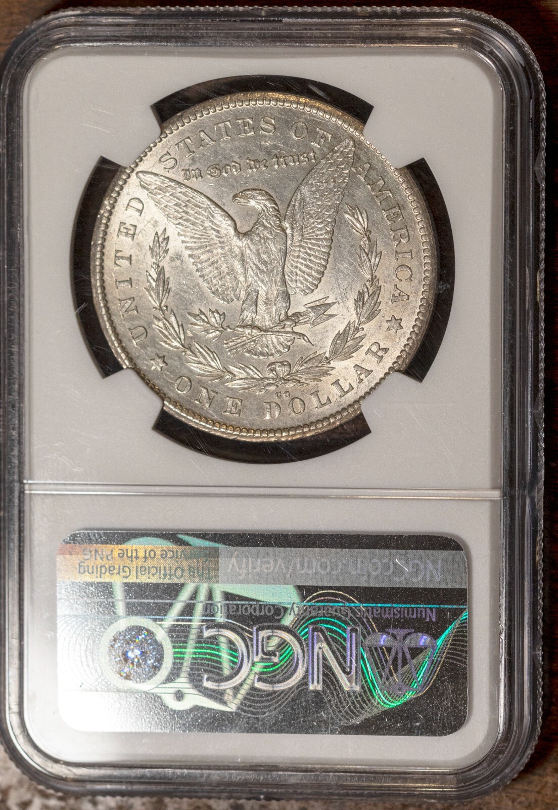 1878-CC $1 Silver Morgan Dollar AU 55 NGC # 4748058-006 + Bonus | eBay