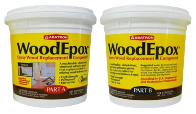 NEW Abatron WE2GKR WoodEpox Indoor and Outdoor Epoxy Wood Repair Kit 2 ...