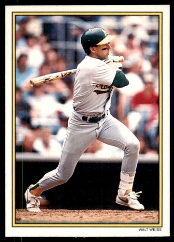 1989 Topps All Stars Walt Weiss A Baseball Cards #50 | eBay