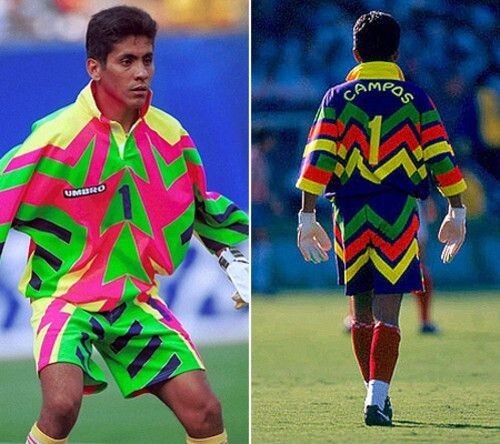 VINTAGE NIKE Goalkeeper Gloves Jorge Campos AUTOGRAPHED | eBay