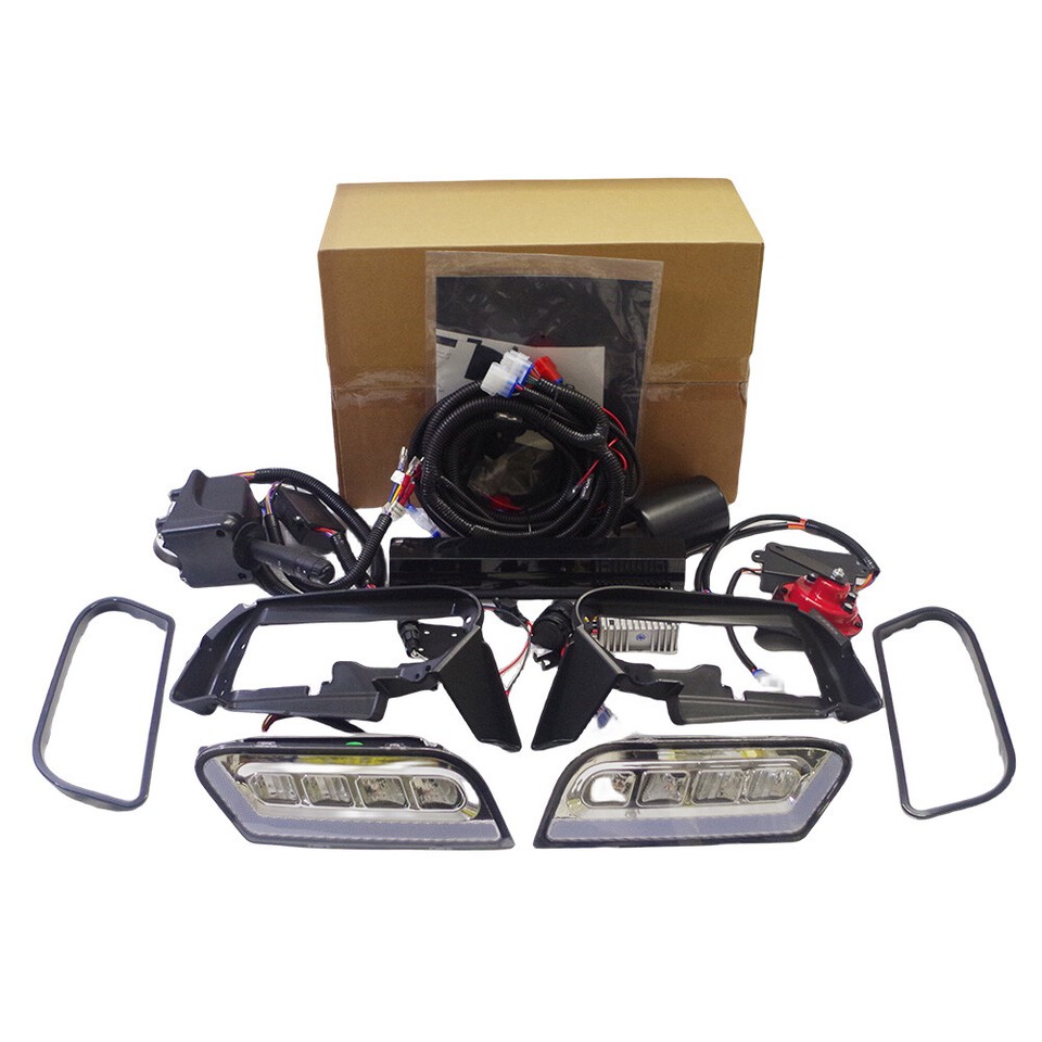 New Deluxe LED Light Kit for Club Car Tempo 2018-UP Golf Carts with LED ...
