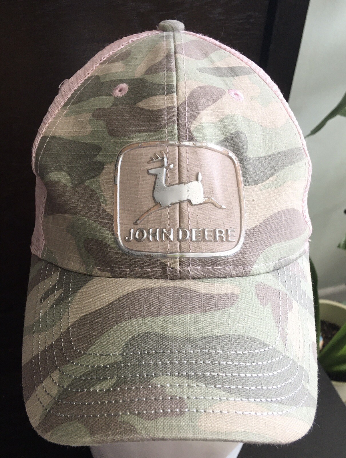 CAP HAT JOHN DEERE GIRL - OSFM - TRACTOR ADJUSTABLE P… - Gem