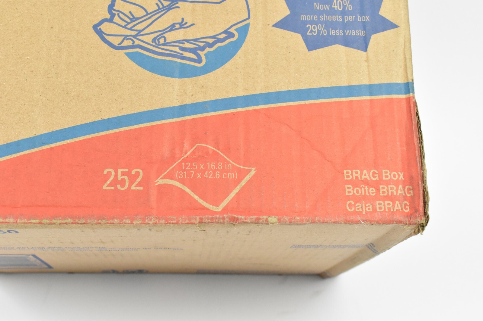 Kimberly Clark Wypall (54015) X60 Cloths Brag Box, 12.5" x 16.8", 252 ...