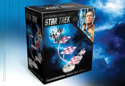 Star Trek TOS Official Licensed Tridimensional Chess Set Acrylic Game ...