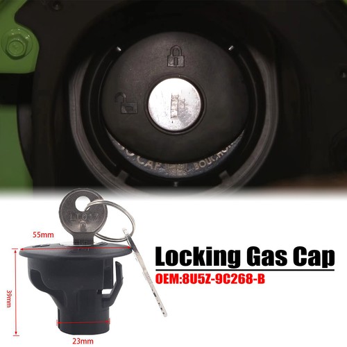 For Ford Focus Fuel Filler Gas Tank Plug Cap Locking Keys 2012 2014 ...