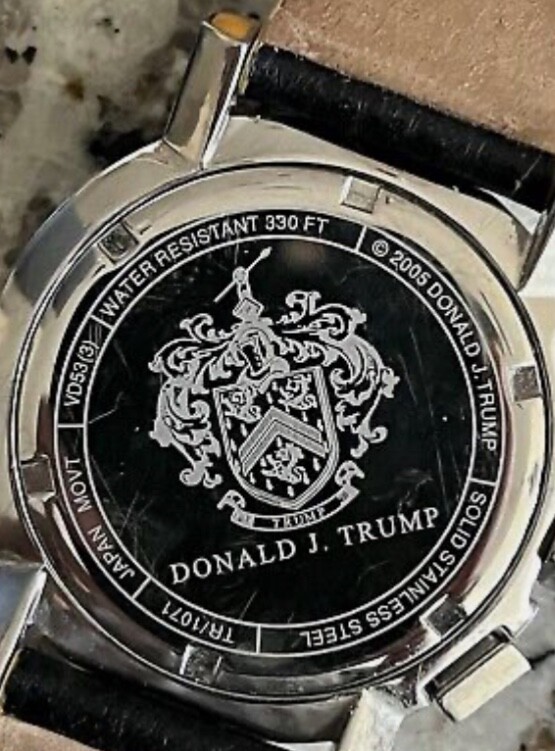 Trump Designer men's wrist watch 2005 Donald J. Trump TR/1071 VD53(3 ...