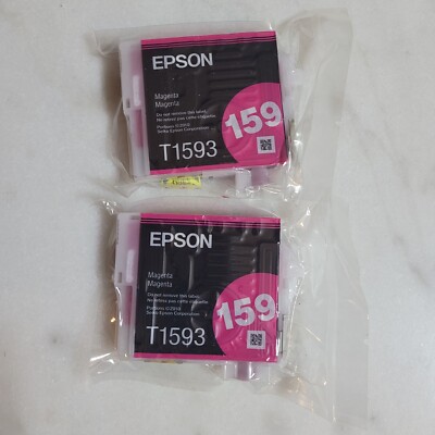 Genuine Epson 159 Magenta Ink Cartridge T1593 T159320 T159 Stylus Photo ...