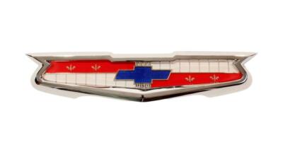 56 Chevy 6-Cylinder Trunk Emblem & Bezel Trim Parts Brand 1956 ...