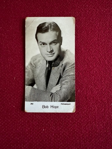 1940's, Bob Hope, Paramount Collectors Card (Scarce / Vintage) | eBay