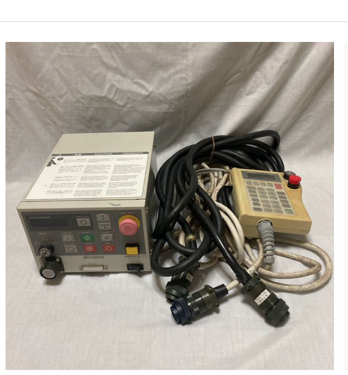 MITSUBISHI MELFA CR1-571 CONTROLLER + TEACH PENDANT R28TB "TESTED GOOD ...