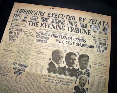 1909 Cherry Mine Disaster Bureau County Illinois Deadly Coal Fire 1909 ...