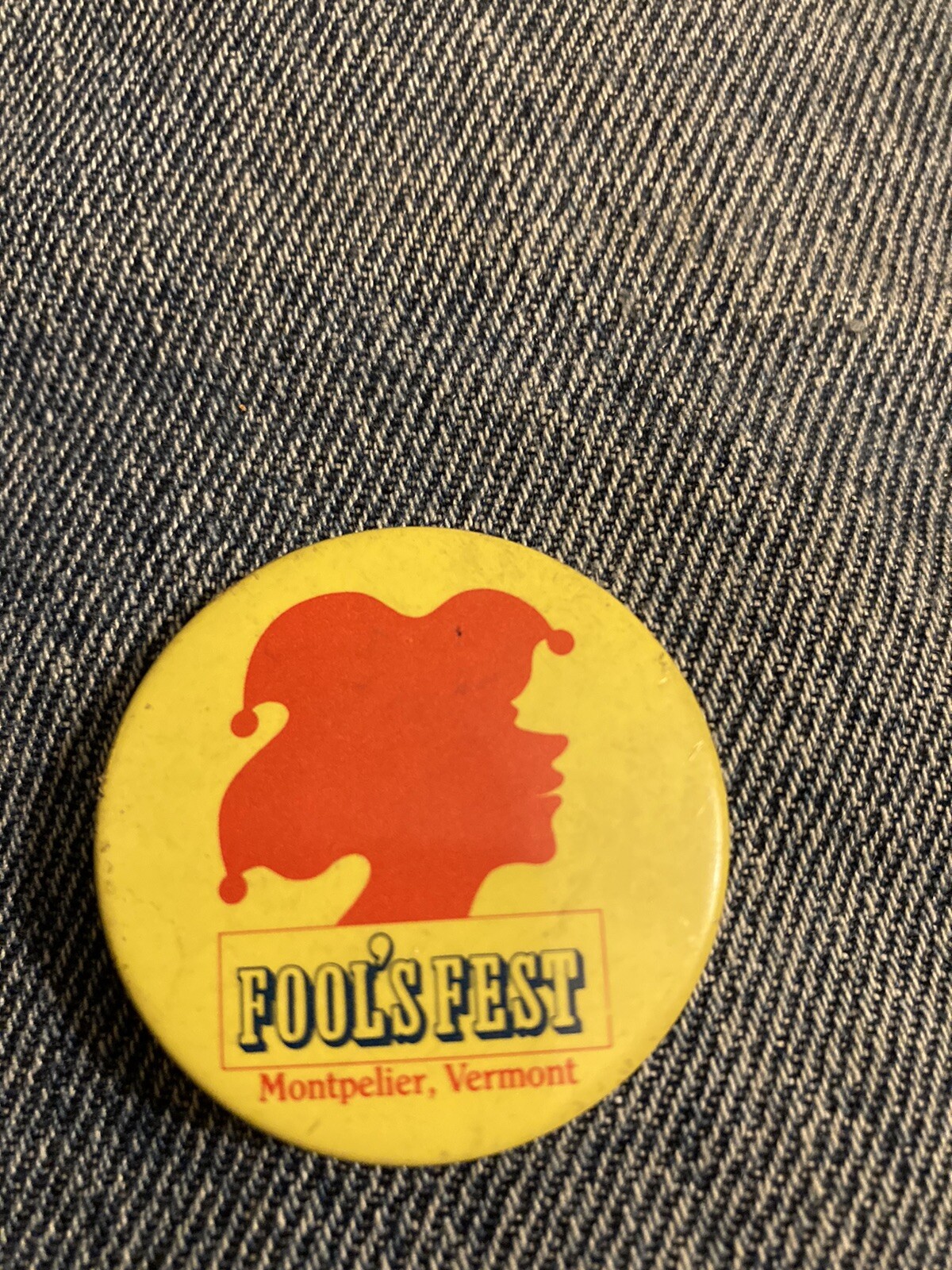 Montpelier Vermont Fools Fest Pinback Button | eBay