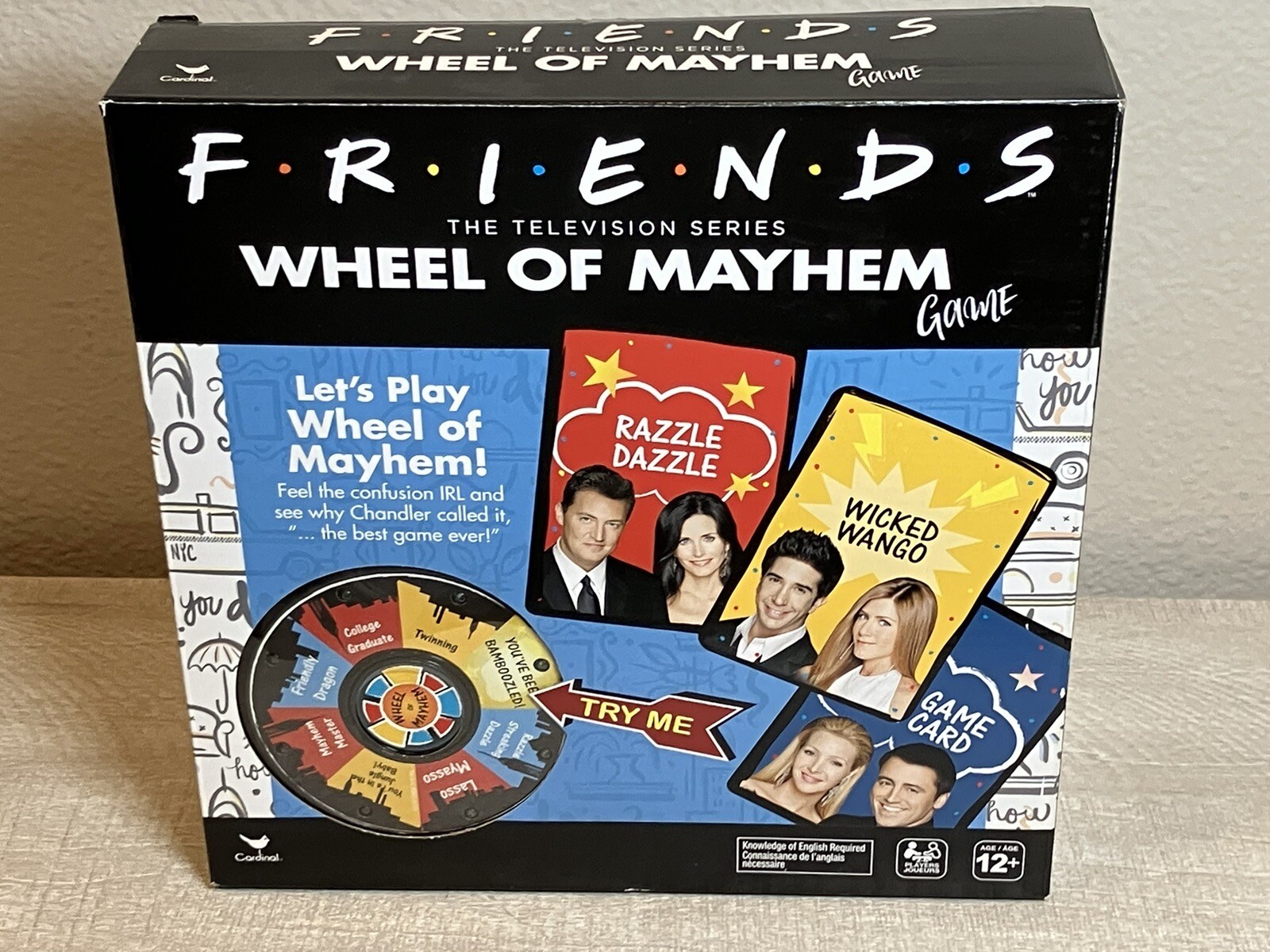 FRIENDS The Television Series / WHEEL OF MAYHEM GAME / LED Wheel / 2-6 ...