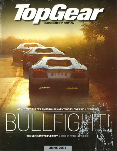 UK BBC Top Gear Magazine Issue 218 June 2011, Lambo Aventador, Lotus ...