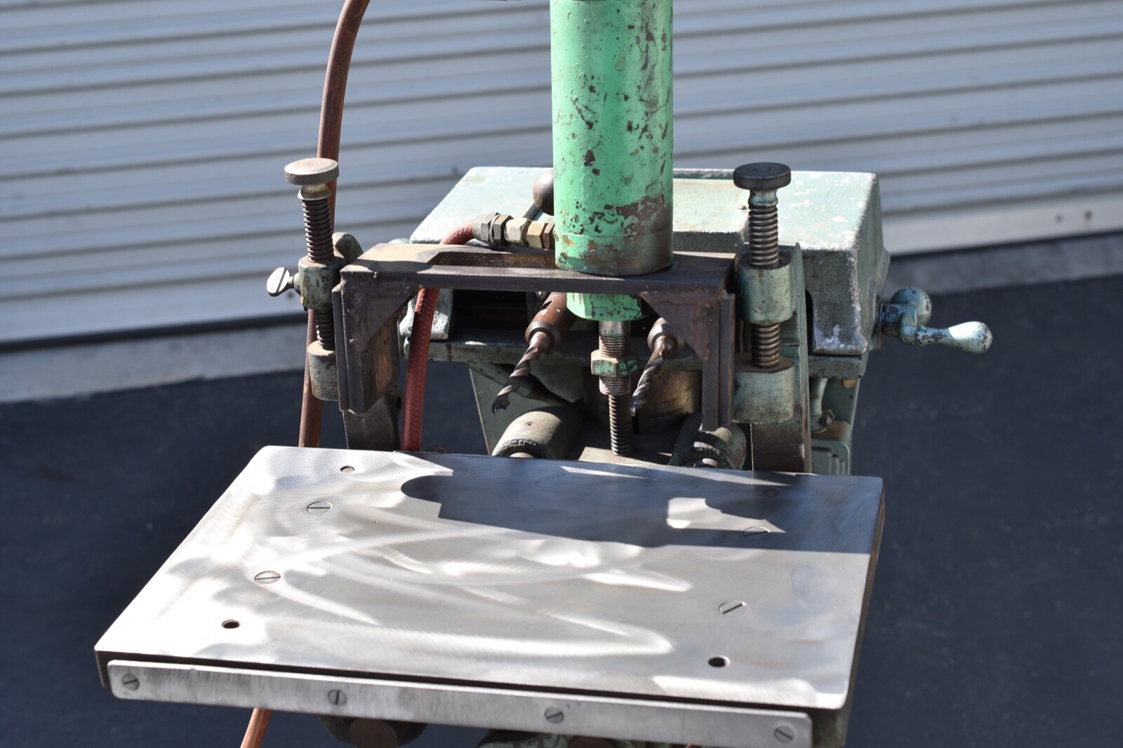 Newton B100 Dual Spindle Horizontal Boring Machine air powered | eBay